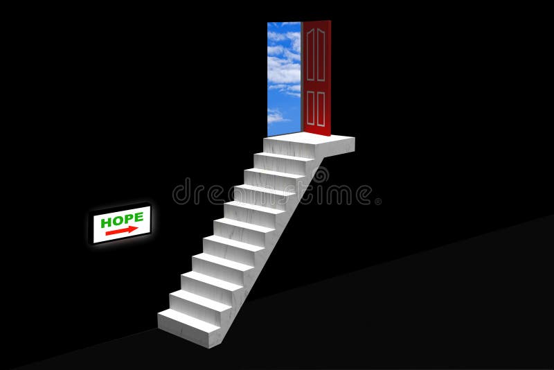 3d hope gate stock illustration. Illustration of hope - 61182826