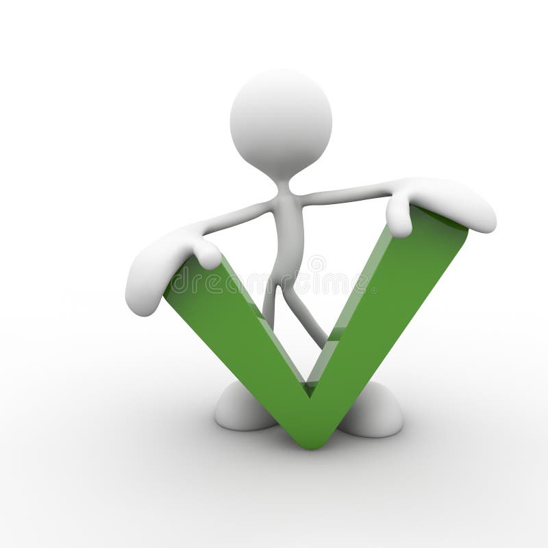 Clip Art Of Big Positive Symbol On White Background