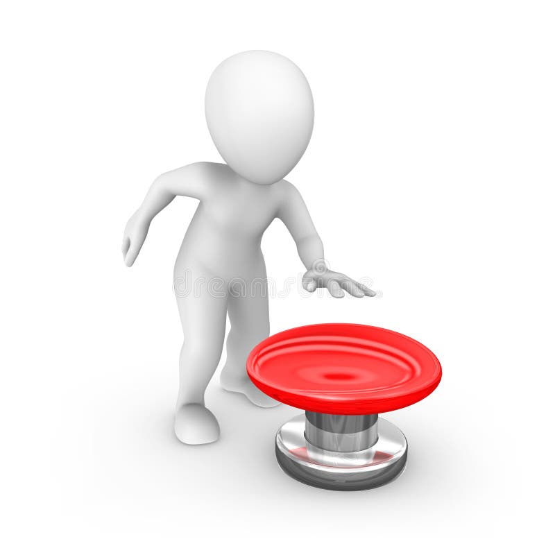 Cartoon Big Red Button Stock Illustrations – 471 Cartoon Big Red Button ...