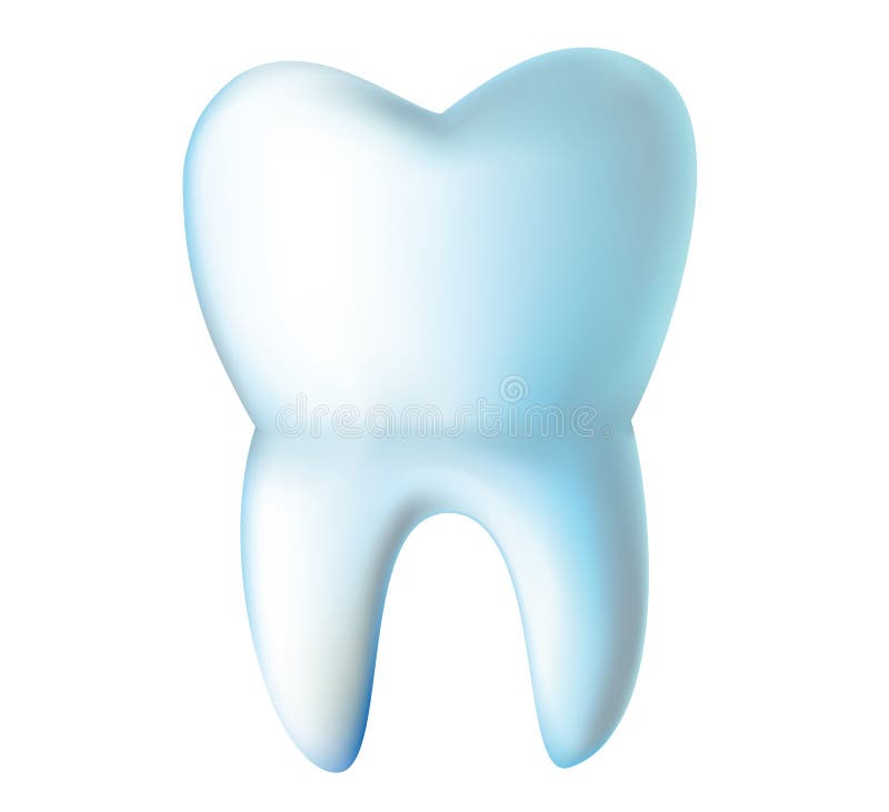 3D Human Teeth Illustration for Design Stock Vector - Illustration of ...