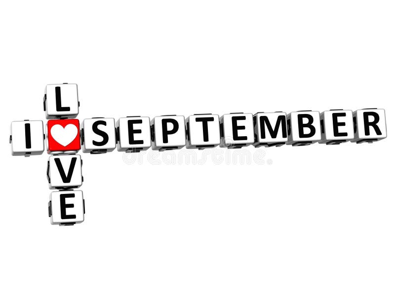 Love You, September. Autumn Leaves. Copy Space. Stock Vector ...