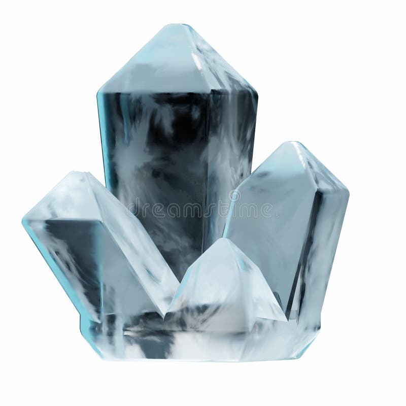 3D Ice Illustration stock illustration. Illustration of water - 231891736
