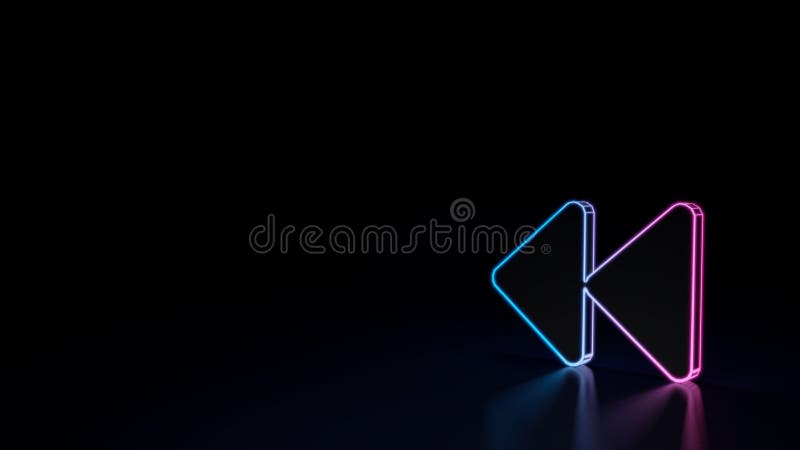 Backward Icon Symbol. Premium Quality Start Element In Trendy Style ...