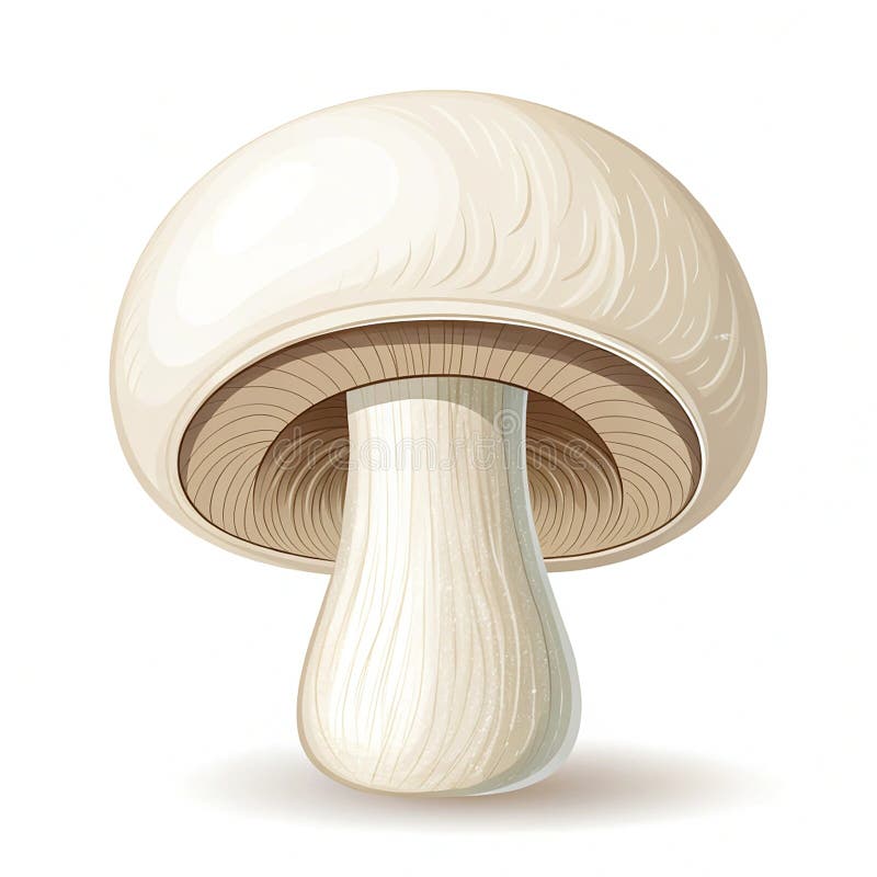 3D Icon Big Mushroom stock illustration. Illustration of fungi - 359974393