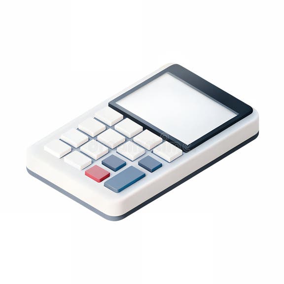 3D Icon, Calculator a Scientific Calculator Stock Illustration ...