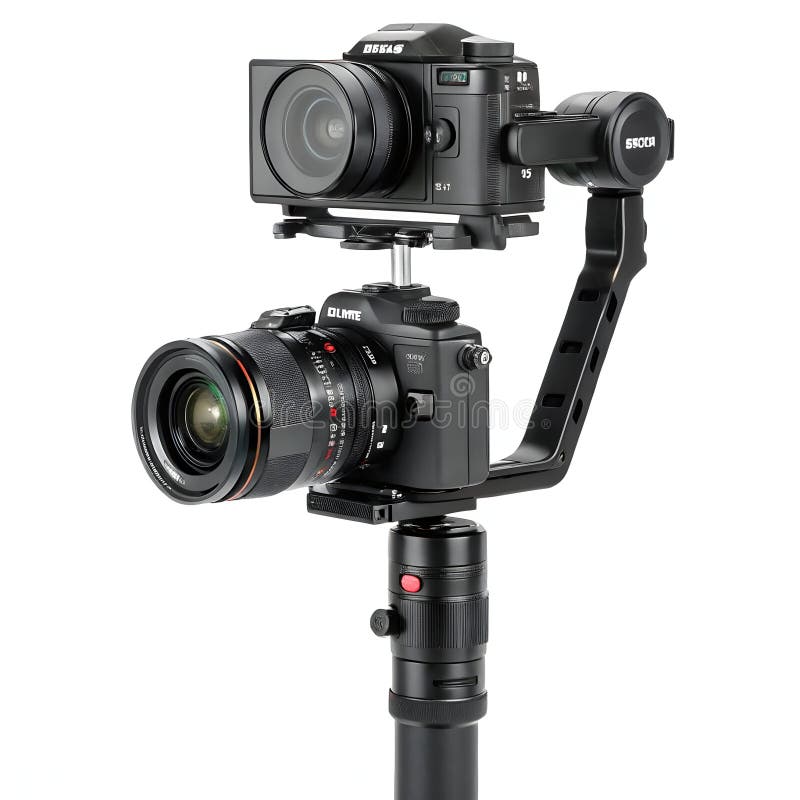 "Camera with Gimbal Stabilizer 3D Icon and Illustration Isolated on ...
