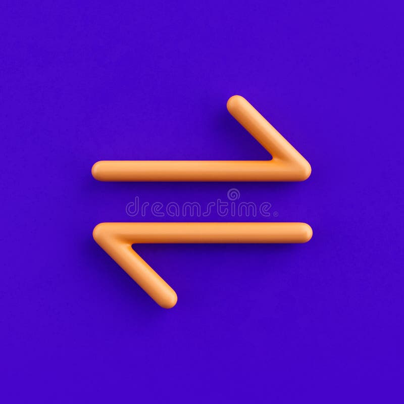 3d Icon Conversion, Outline Yellow Arrow Icon, Direction Symbol, 3d ...