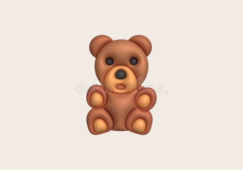 3d Cute Teddy Bear Stock Illustrations 3 010 3d Cute Teddy Bear Stock