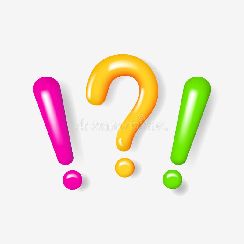 3D Icon Design of Punctuation Marks Stock Vector - Illustration of icon ...