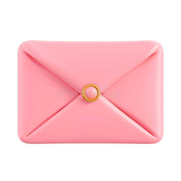 3D Icon of E-mail Envelope. Letter. Electronic Mail Concept. Stock ...