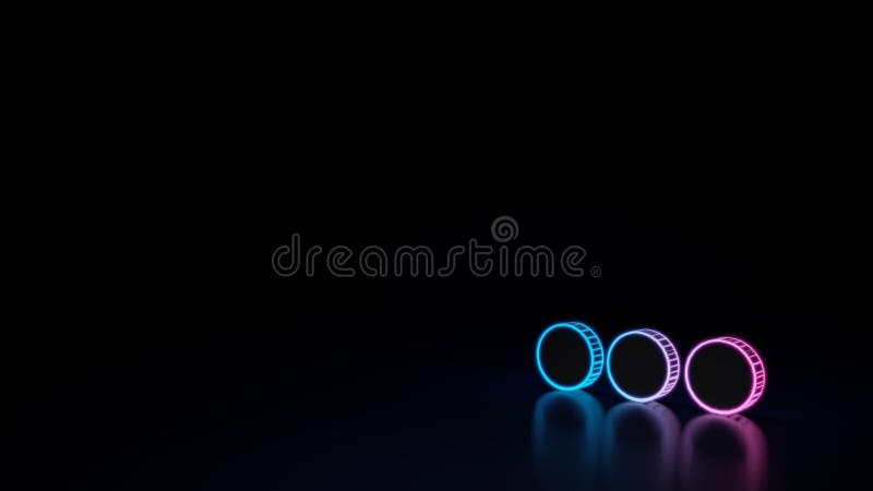 3d icon of ellipsis stock illustration. Illustration of ellipse - 142048950