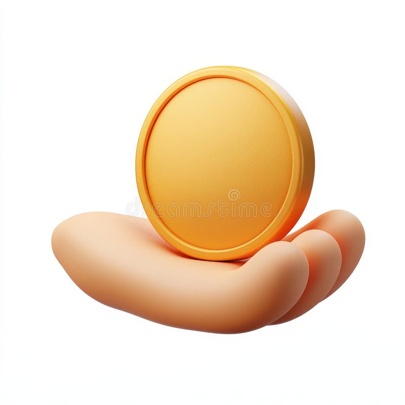 3d Dollar Banknote Gold Coin Hand Stock Photos - Free & Royalty-Free ...