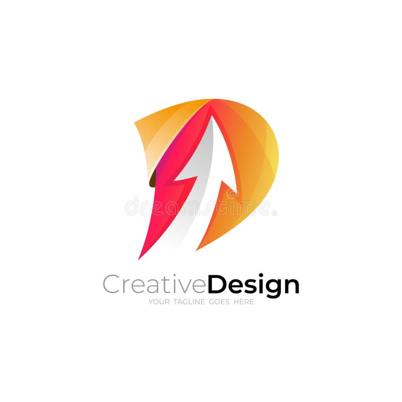 Letter R Logo Design Template, Red Color, Simple Logos Stock Vector ...