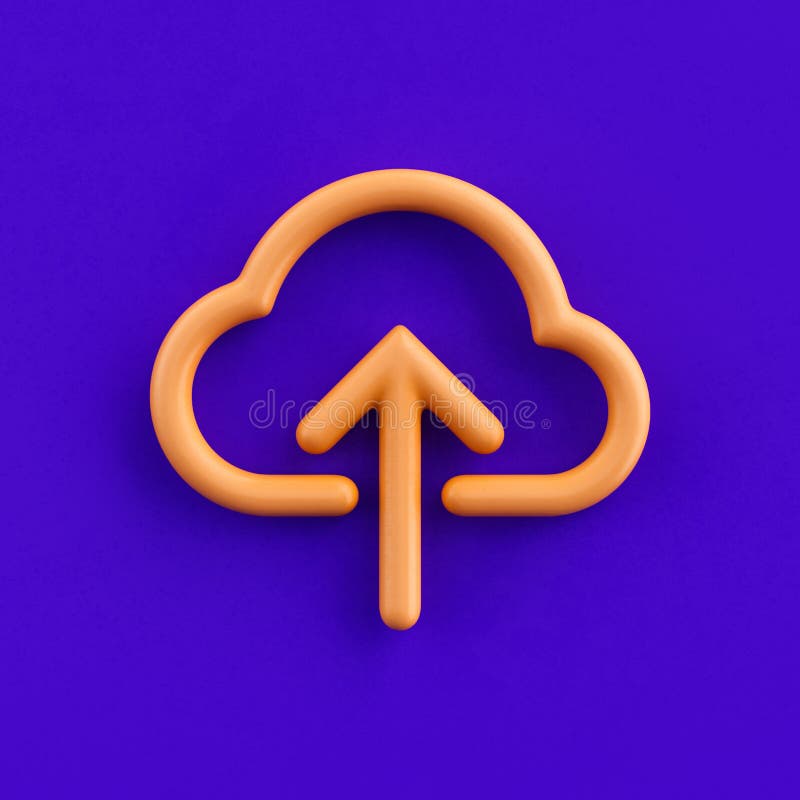 3d Icon Migration, Outline Yellow Arrow Icon, Direction Symbol, 3d ...