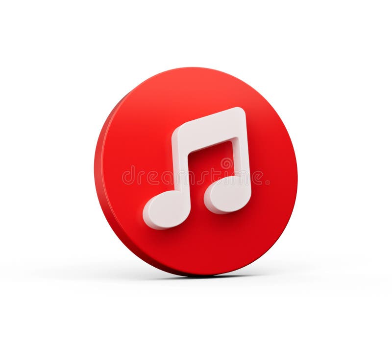 3d Icon Musical Notes Internet Notification Production Online ...