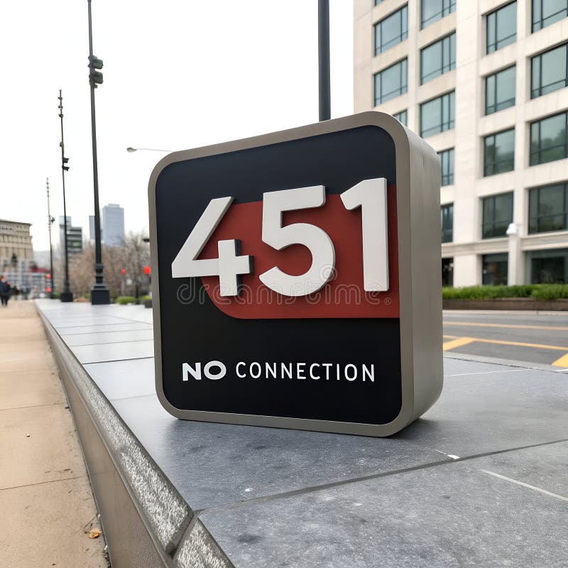 "No Connection with Square Background 3D Icon Isolated on White ...