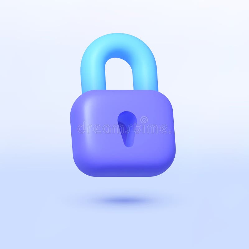 Purple Lock Close Icon Stock Illustrations – 776 Purple Lock Close Icon ...