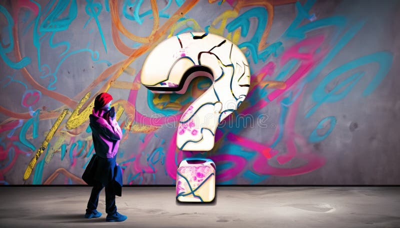 3d Icon , Question and Exclamation Mark Concept. Stock Illustration ...