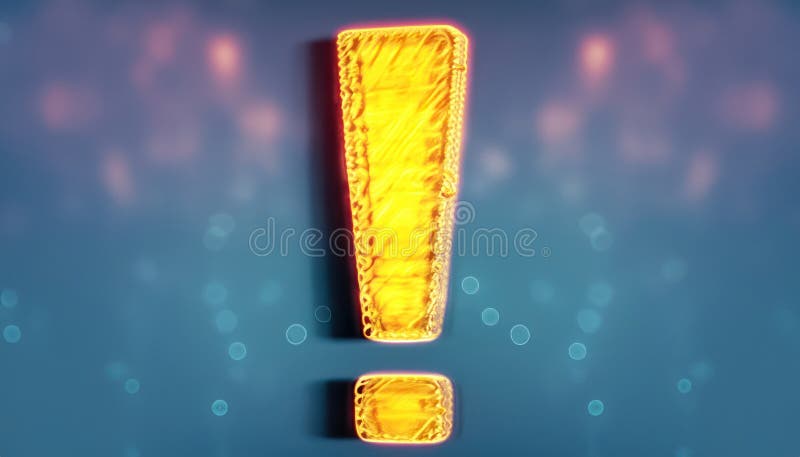 3d Icon , Question and Exclamation Mark Concept. Stock Illustration ...
