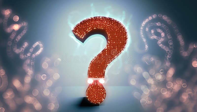 3d Icon , Question and Exclamation Mark Concept. Stock Illustration ...