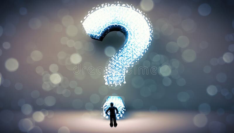 3d Icon , Question and Exclamation Mark Concept. Stock Illustration ...