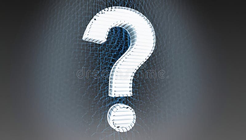 3d Icon , Question and Exclamation Mark Concept. Stock Illustration ...