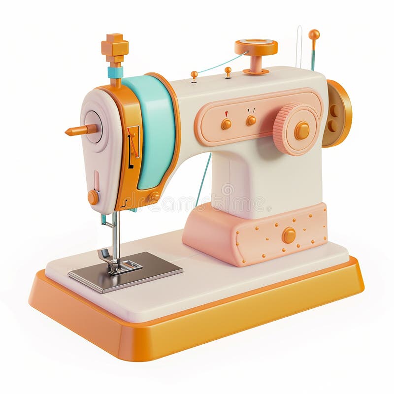 Sewing Machine 3d Icon Stock Illustrations – 677 Sewing Machine 3d Icon ...