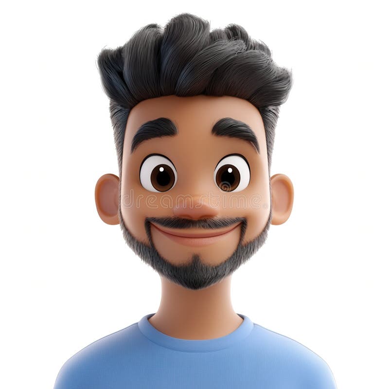3d Icon User Cartoon Man Smiling, Perfect for Various Projects with Its ...