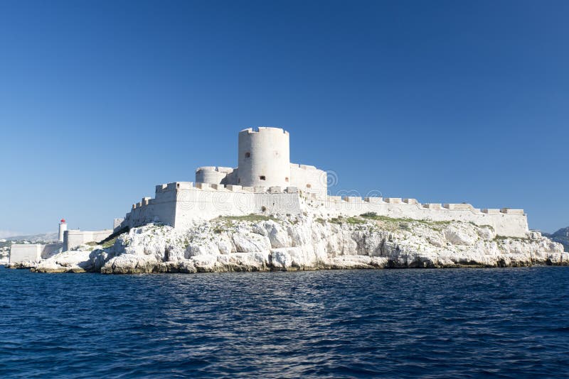 Castello Château D'If, Vicino a Marsiglia, Francia Fotografia Stock ...