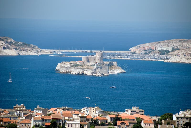 D'If do castelo foto de stock. Imagem de litoral, estruturas - 10269190