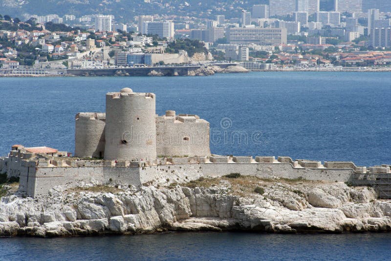 Castelo de If foto de stock. Imagem de dumas, costa, penhasco - 782918