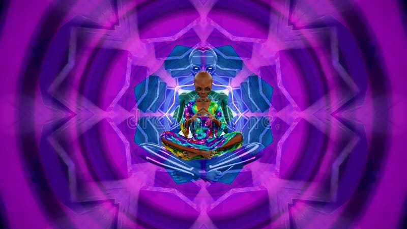 Alien Meditating Stock Illustrations – 206 Alien Meditating Stock ...