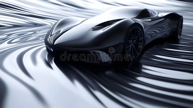 3d Illustration of Abstract Architecture Background, Geometric ...