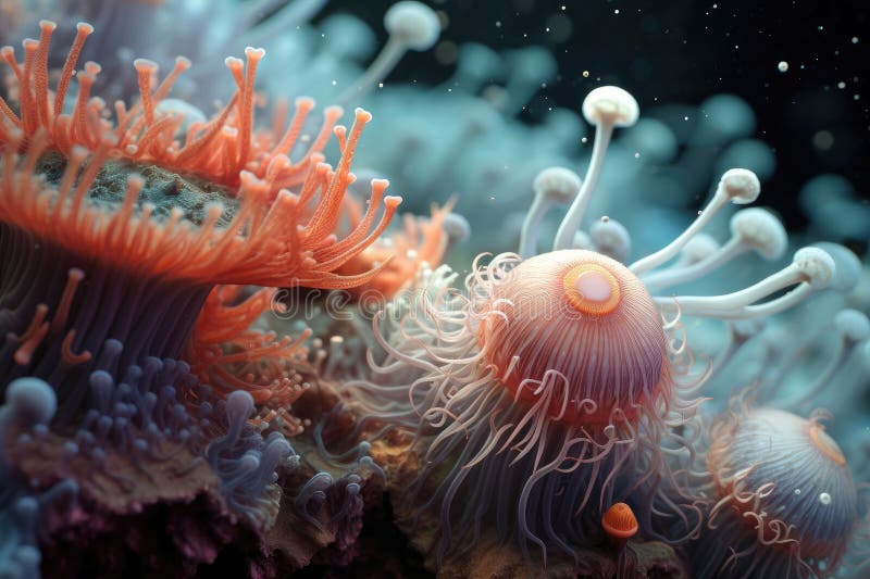 3d Illustration of Abstract Background,digital Art Works. Computer ...