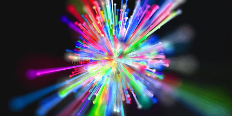 3d Illustration Abstract Background Speed of Light. Speed Light ...