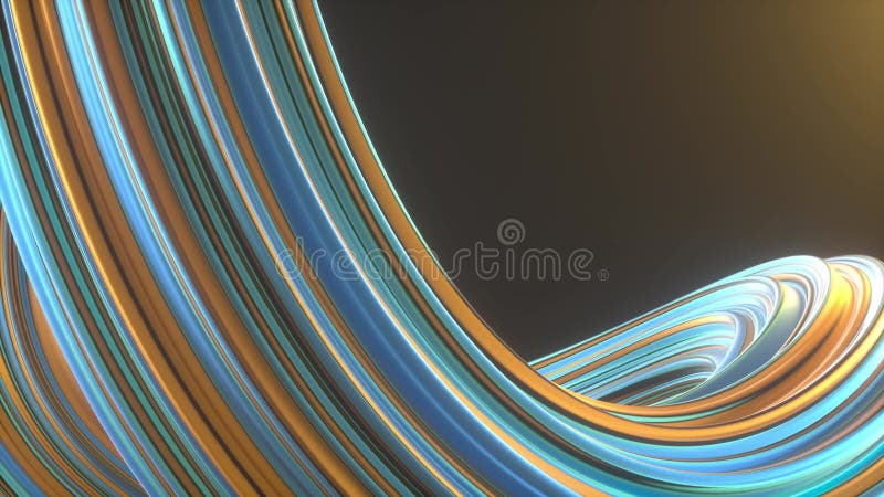 Abstract Background of Striped Moving Lines Wallpaper. 3d Render Stock ...