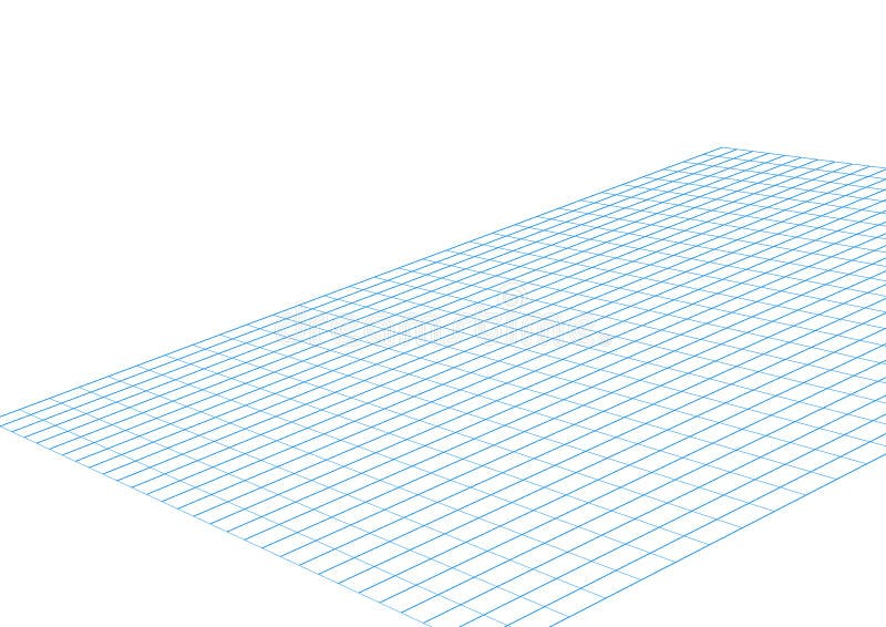 3d Illustration of Abstract Blue Mesh Board Stock Illustration ...