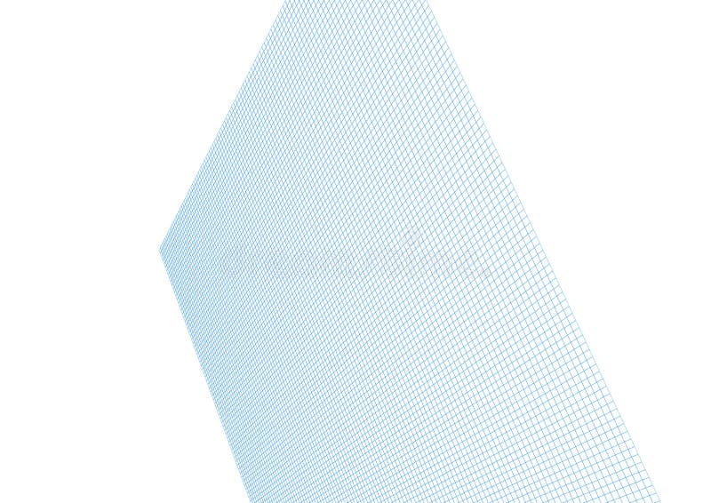 3d Illustration of Abstract Blue Mesh Board Stock Illustration ...
