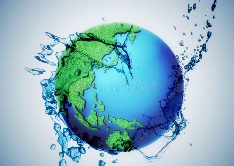 Planet Earth Splashing Water Stock Illustrations – 178 Planet Earth ...