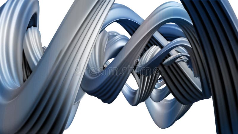 3D Illustration of Abstract Figure Stock Illustration - Illustration of ...