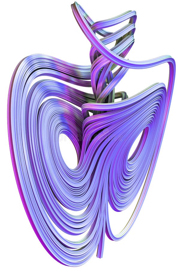 3D Illustration of Abstract Figures Stock Illustration - Illustration ...