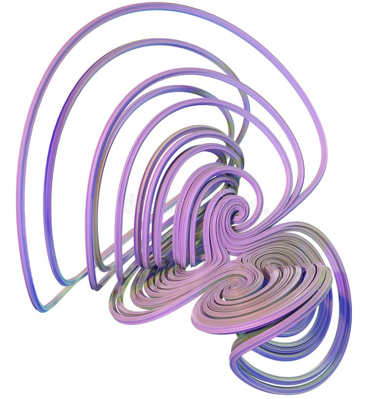 3D Illustration of Abstract Figures Stock Illustration - Illustration ...