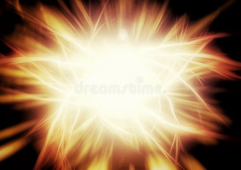 3d Illustration of an Exploding Abstract Fire Flame Stock Illustration ...