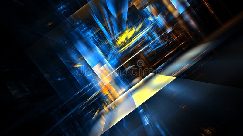 3D Illustration of Abstract Fractal for Creative Design Looks Like ...