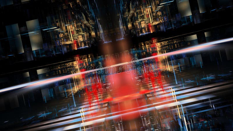 3D Illustration of Abstract Fractal for Creative Design Looks Like ...