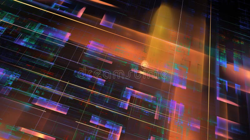 3D Illustration of Abstract Fractal for Creative Design Looks Like ...