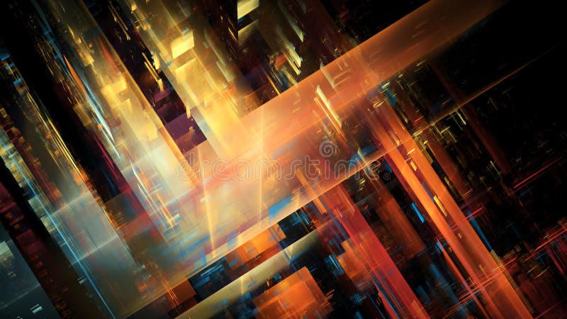 3D Illustration of Abstract Fractal for Creative Design Looks Like ...