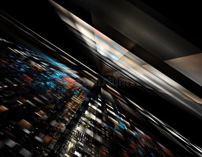 3D Illustration of Abstract Fractal for Creative Design Looks Like ...