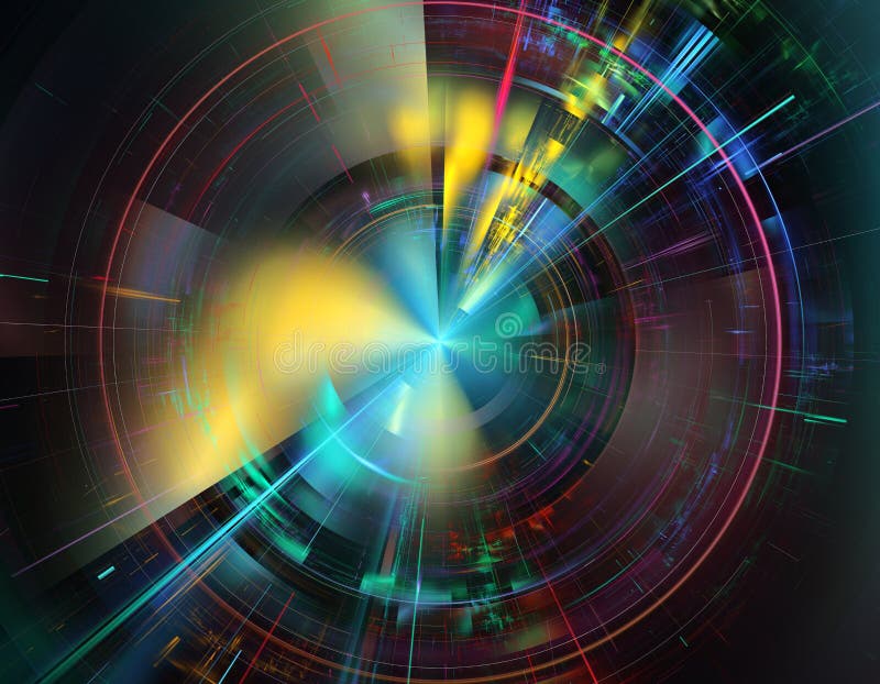 3D Illustration of Abstract Fractal for Creative Design Looks Like ...