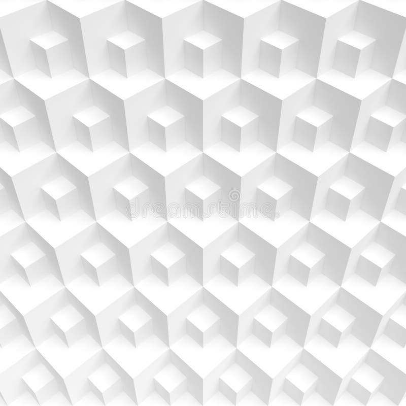 White Cube Background stock illustration. Illustration of digital ...